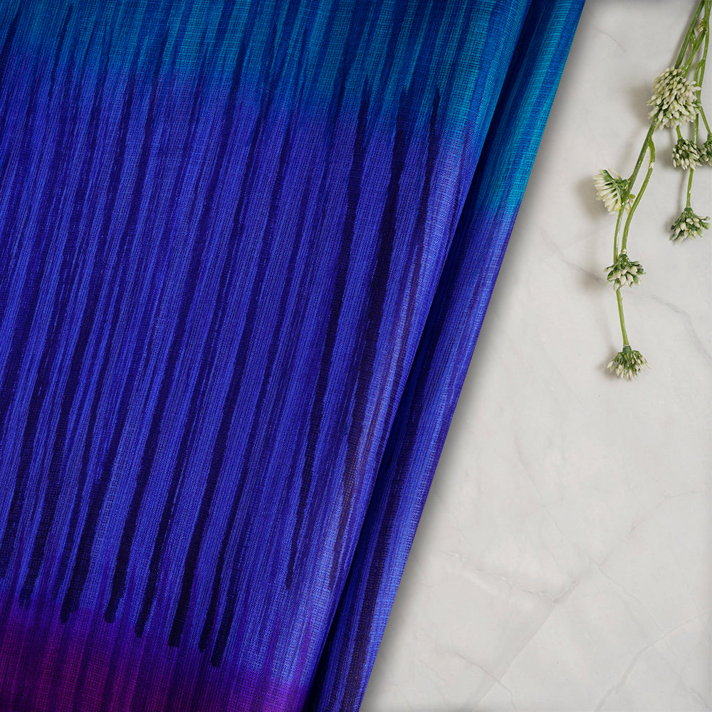 Buy Multi Color Printed Kota Silk Fabric 57162/6 | FFAB