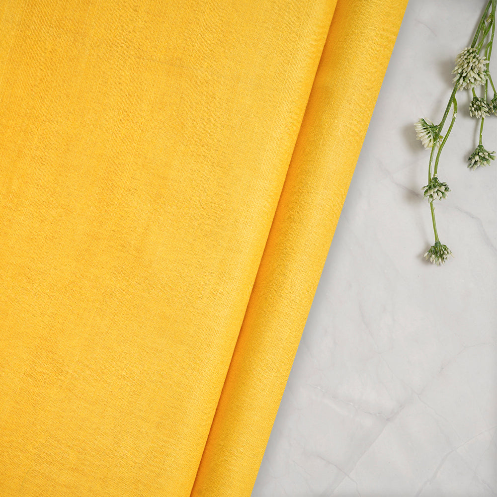 Buy Yellow Color Matka Silk Fabric 67398/T- 165 | FFAB