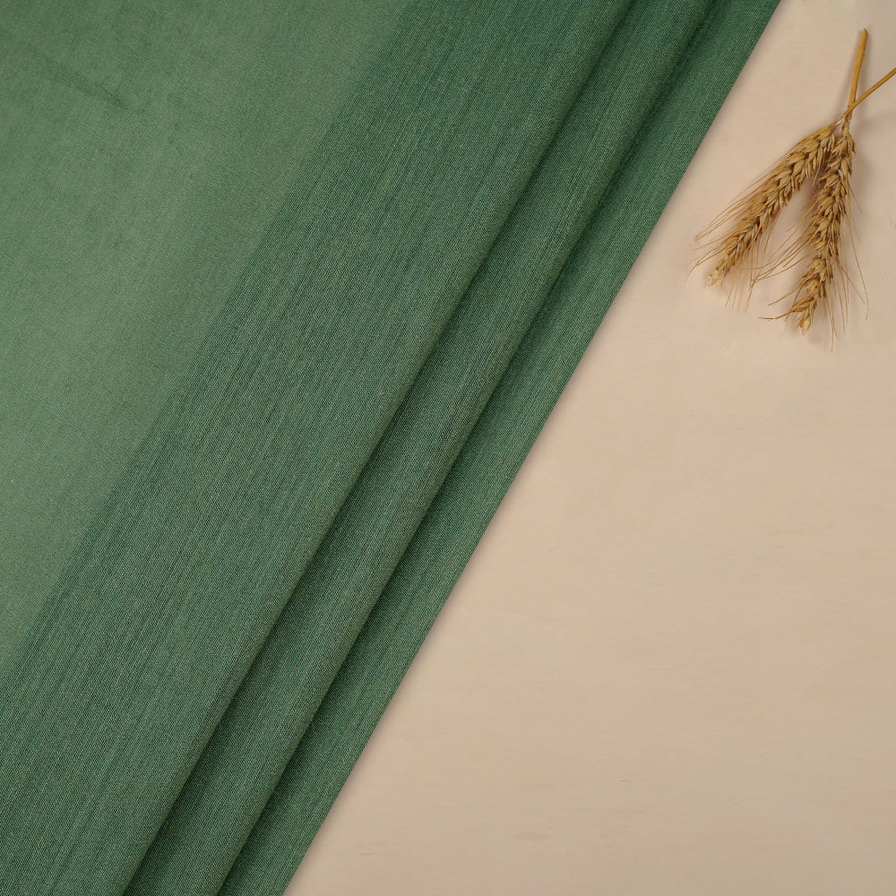 Buy Green Color Muga Silk Fabric 67436/30 | FFAB