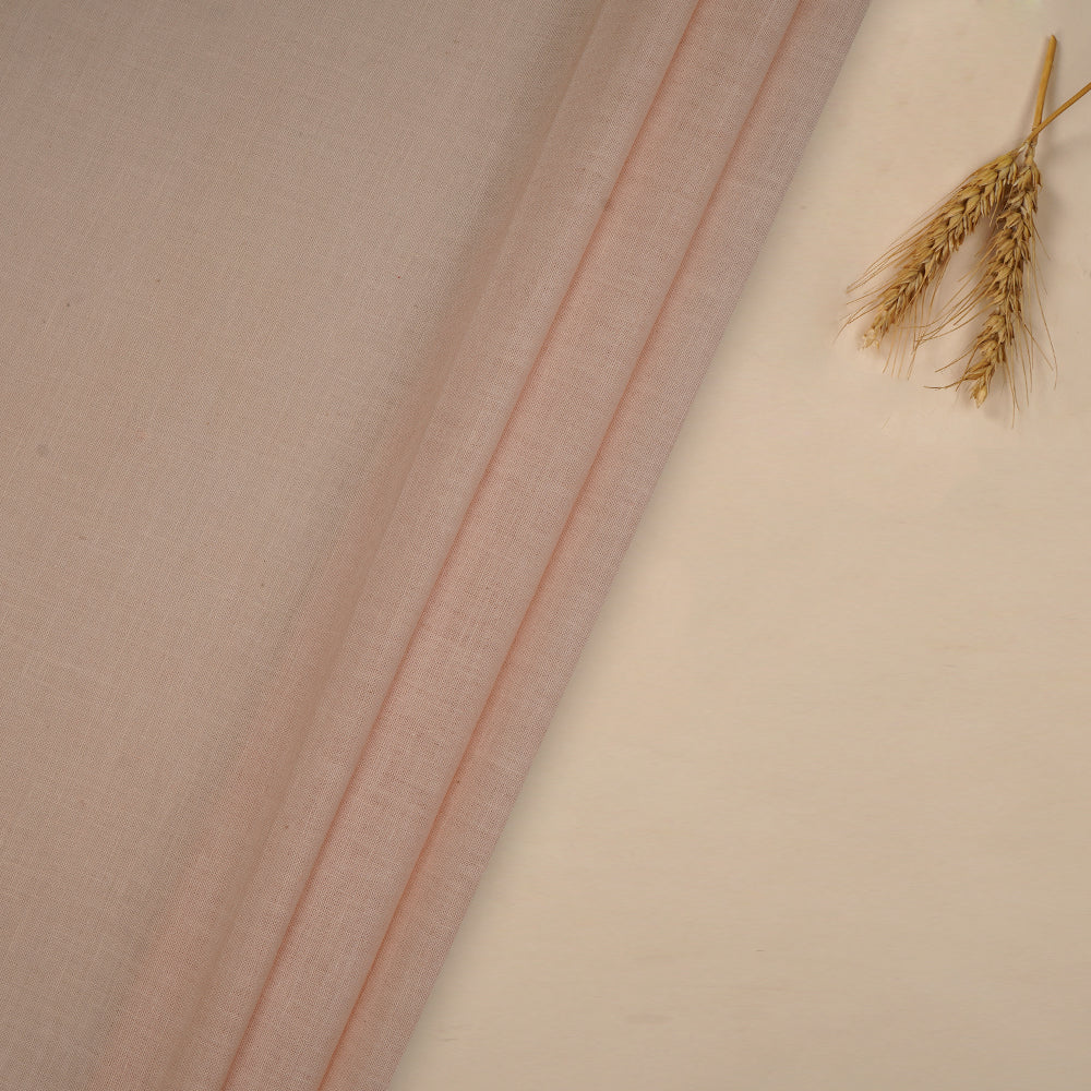 Buy Misty Rose Color Handwoven Handspun Cotton Fabric 67489/3 | FFAB