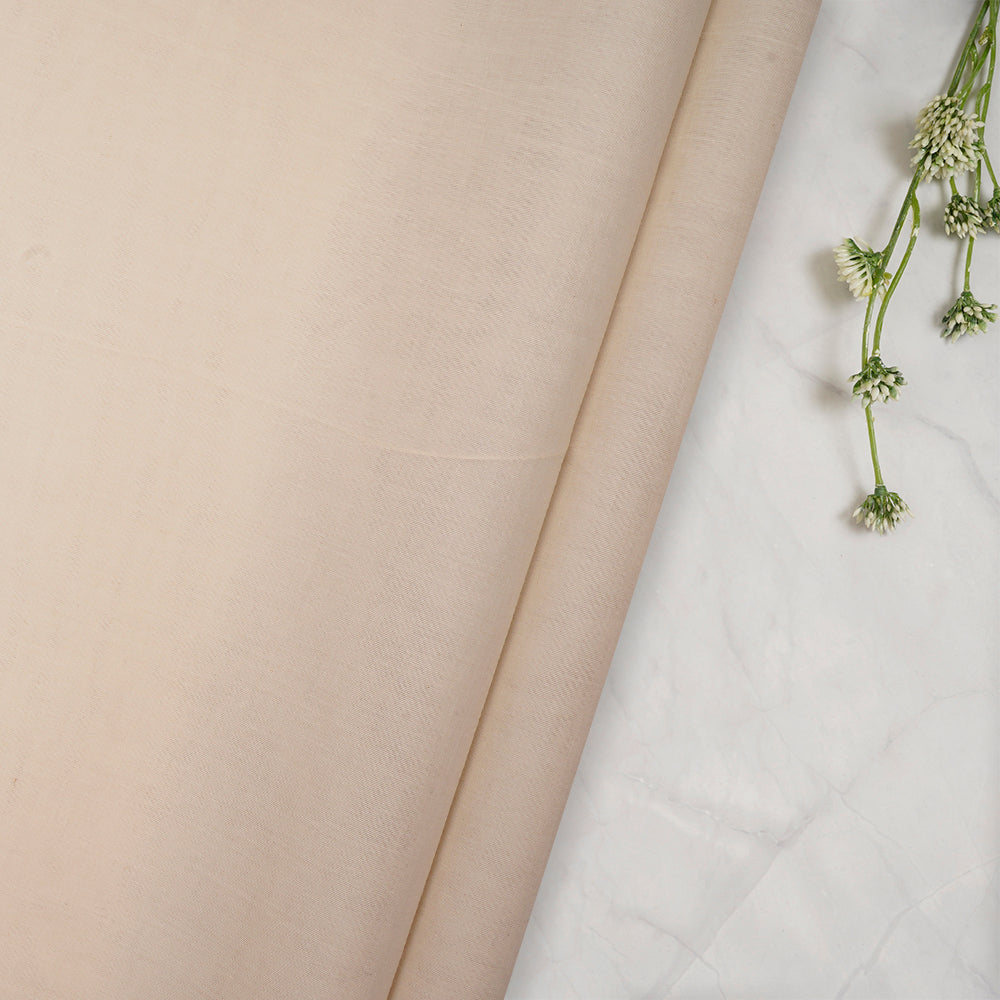 Buy Cream Kora Premium Cotton Lawn Dyeable Fabric 68321/K | FFAB