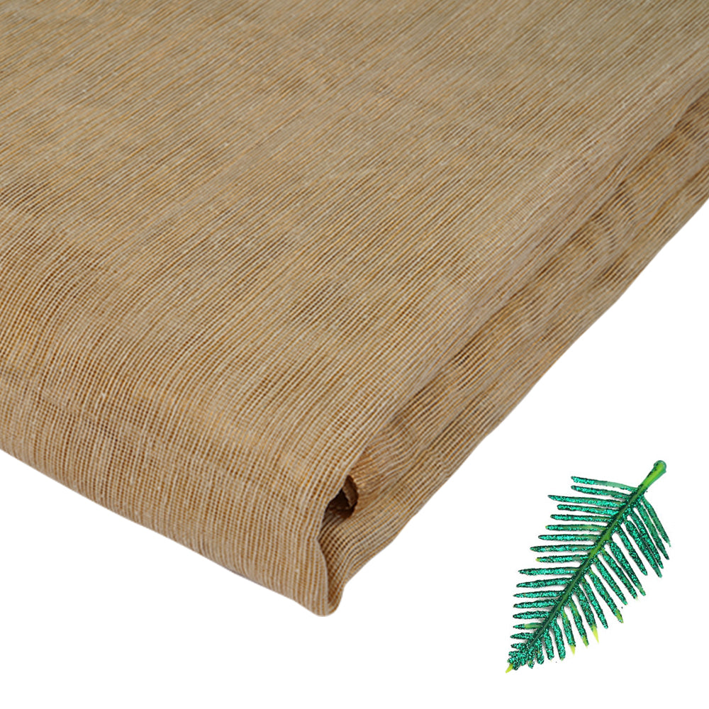 Buy Beige Color Net Silk Fabric 70007/1 | FFAB