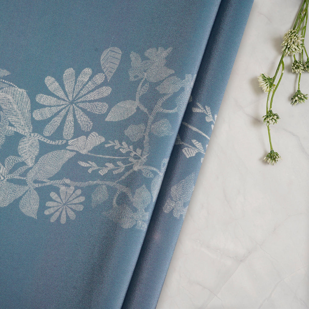 Buy Casper Color Digital Printed Silk Fabric 81218-H-5C/3-CF | FFAB